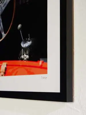 SONIC EDITIONS Framed 2026 Ferrari 250 Tr Print, 50" X 40