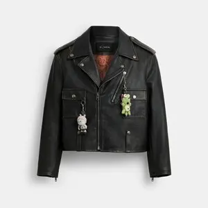COACH X Brain Dead Leather Biker Jacket