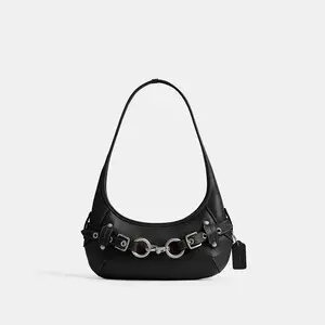 COACH Belted Ergo Shoulder Bag 26 - Silver/black