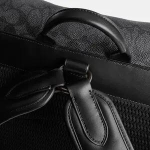 COACH Hitch Backpack In Signature Canvas - Charcoal