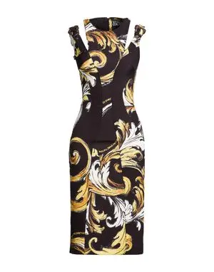 Versace Printed Bodycon Midi Dress