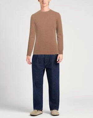 LIU •JO MAN Sweater Camel Size Wool, Acrylic, Polyamide