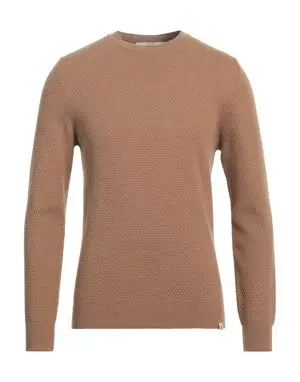 LIU •JO MAN Sweater Camel Size Wool, Acrylic, Polyamide