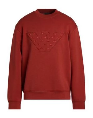 Emporio Armani Cotton Blend Sweatshirt - Red