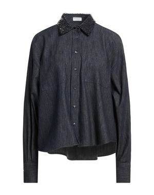 Brunello Cucinelli Denim Shirt Size Cotton - Blue