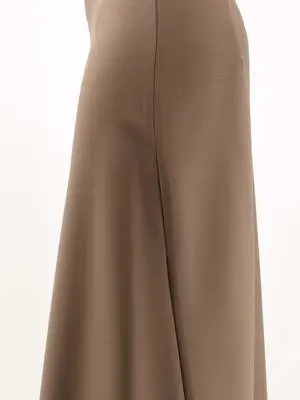 NUDE Wool Blend Long Skirt