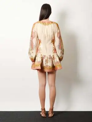 Zimmermann Indra Mini Dress - Beige