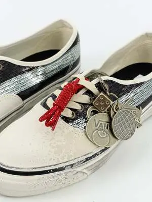 VANS Lx Authentic 44 Suede Sneakers With Micro Sequin Detailing