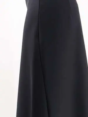 NUDE Wool Blend Flared Long Skirt