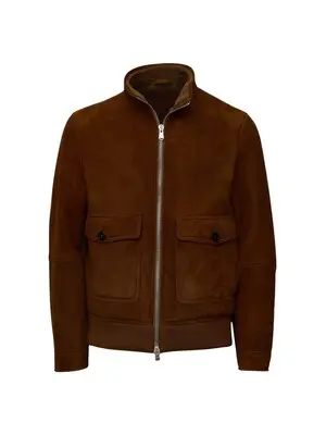 DONDUP Dondup Stand-Collar Shearling Jacket