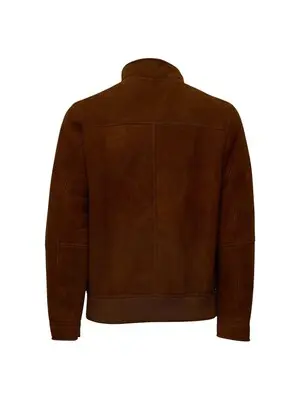 DONDUP Stand-collar Shearling Jacket