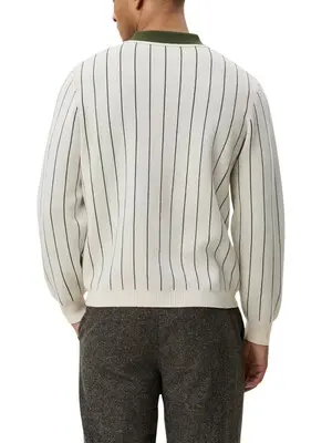 LES DEUX Signature Knitted Ls Polo