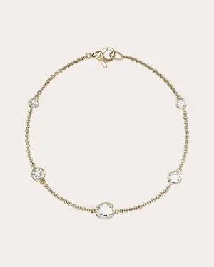 John Hardy Lovestruck Diamond Station Bracelet - Gold