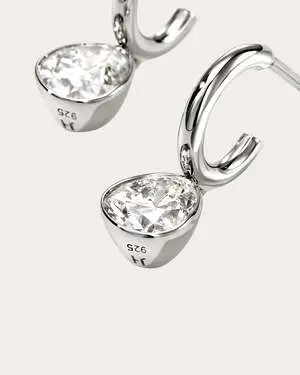 John Hardy Diamond Jh Lovestruck Hoop Earrings