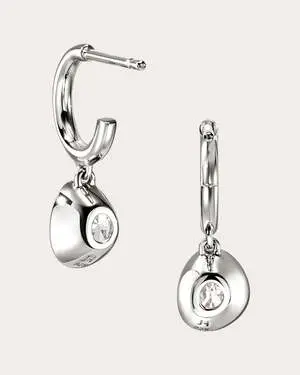 John Hardy Diamond Jh Lovestruck Hoop Earrings