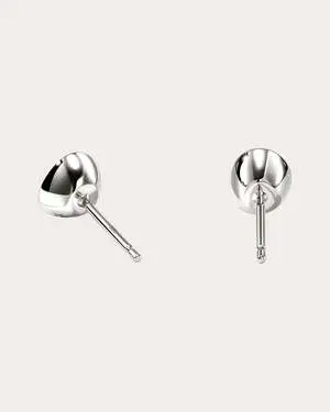 John Hardy Diamond Stud Earrings - Silver