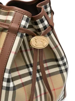 Burberry Small Drawstring Bucket Bag