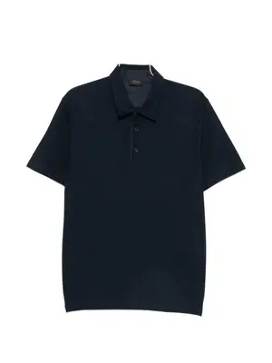 Brioni Piquet Cotton Polo Shirt