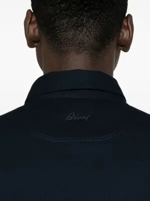 Brioni Piquet Cotton Polo Shirt