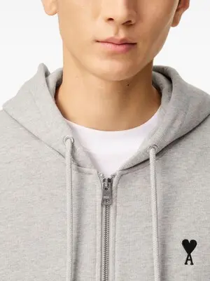 AMI Paris De Coeur Cotton Hoodie