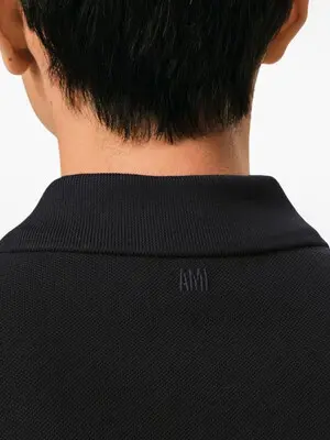AMI Paris De Coeur Cotton Polo Shirt