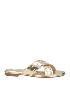 BALDININI Sandals Size Leather - Gold