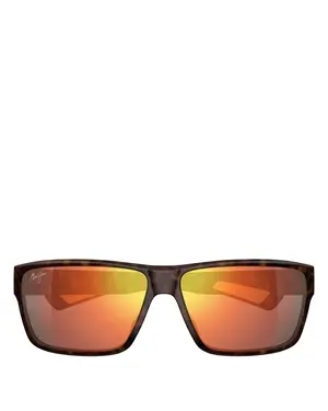Maui Jim Hawaii Lava Uila Rectangular Sunglasses
