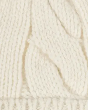 Polo Ralph Lauren Bear Cable Knit Beanie - Cream