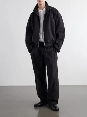 NAHMIAS Logo-appliquéd Straight-leg Shell Sweatpants