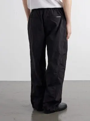 NAHMIAS Logo-appliquéd Straight-leg Shell Sweatpants