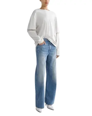 AGOLDE Low Curve High Rise Tapered Jeans