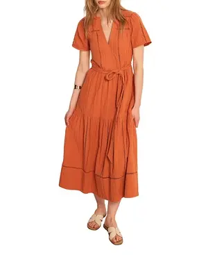 MINT VELVET Cotton Cheesecloth Maxi Dress