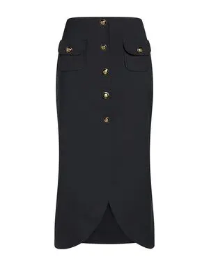 Sandro Midi Skirt Size Polyester, Elastane