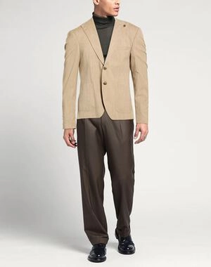 SUIT SARTORIA Blazer Camel Size Linen, Pes, Viscose, Elastane