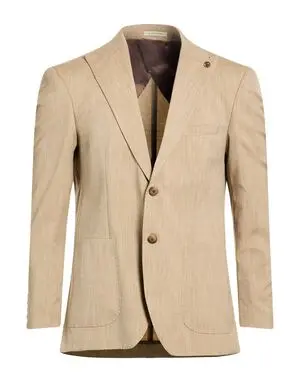 SUIT SARTORIA Blazer Camel Size Linen, Pes, Viscose, Elastane