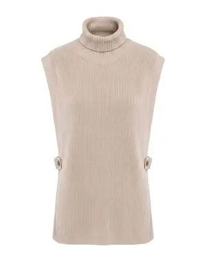 PUROTATTO Sleeveless Cashmere Turtleneck