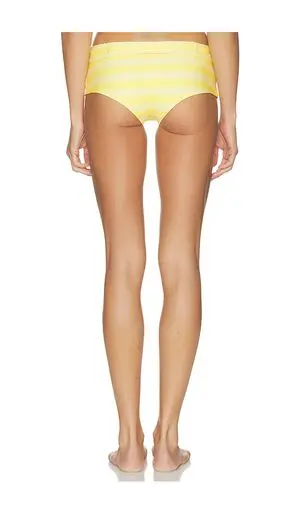 KAPRI Cami Swim Shorties In Yellow