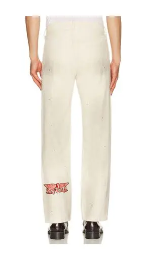SAMUEL ZELIG Service Pant In White