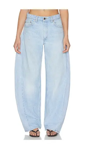 ALIGRACE The Monroe Barrel Jean - Light & Medium