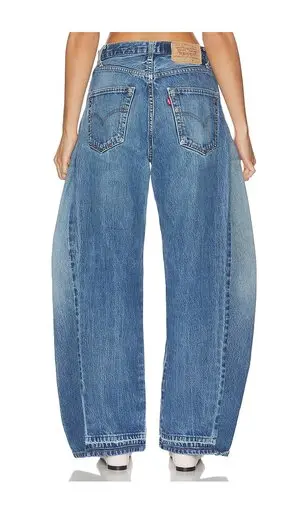 ALIGRACE The Noa Barrel Jean Light Wash Denim - Medium & Dark