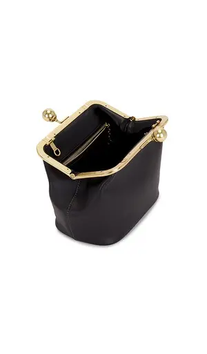 COACH Glovetanned Leather Kisslock Frame Bag