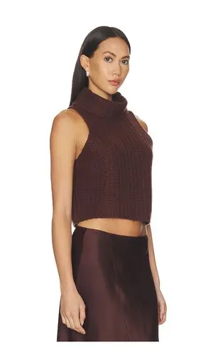 Sablyn Saige Cropped Turtleneck Knit Top