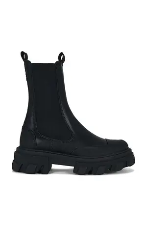 GANNI Leather Chelsea Boots