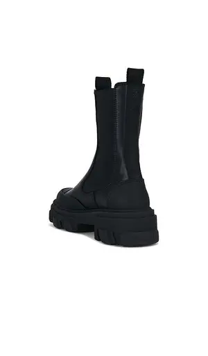 GANNI Leather Chelsea Boots