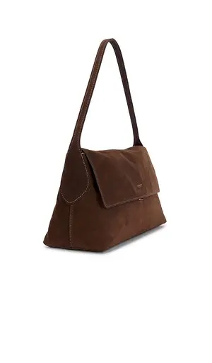 COACH Suede Chelsea Shoulder Bag 36 In Brown