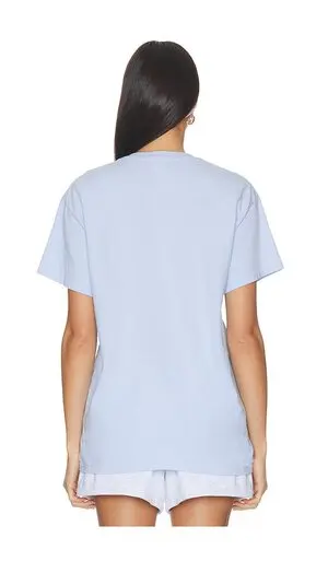 Junk Food Snoopy Tennis Tee In Baby Blue