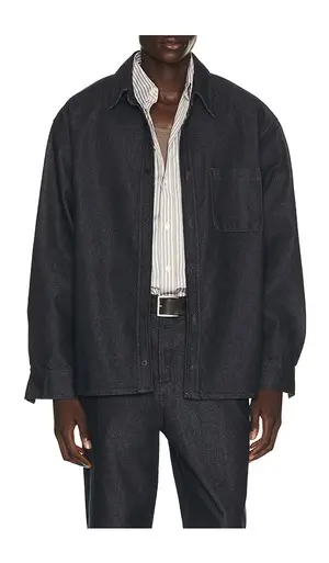 LE17SEPTEMBRE Denim Over Shirt In Blue