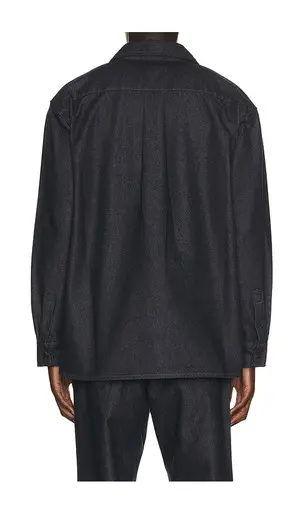 LE17SEPTEMBRE Denim Over Shirt In Blue