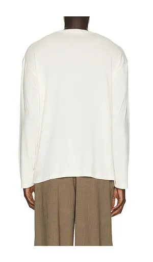 LE17SEPTEMBRE Wool Blend Long Sleeve Tee Shirt