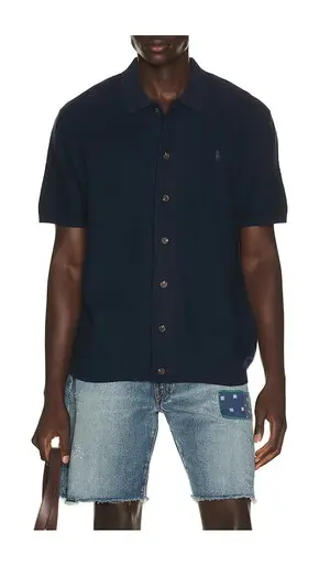 Polo Ralph Lauren Short Sleeve Cardigan - Bright Navy
